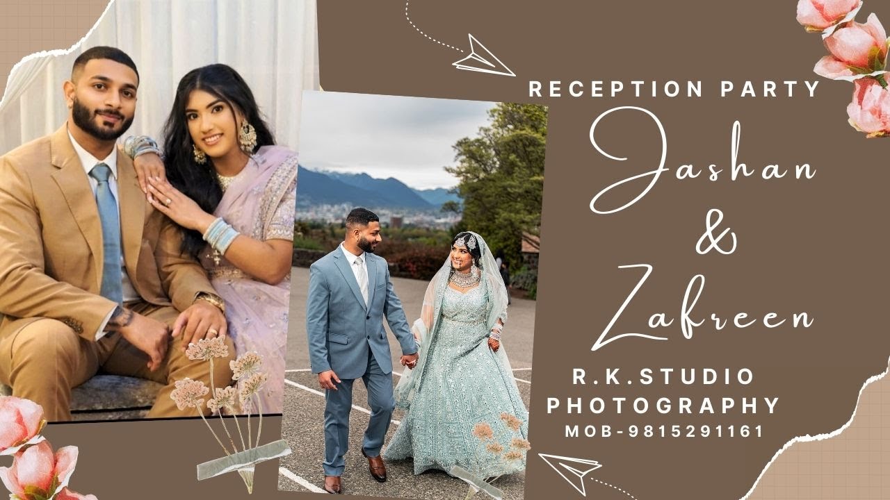 JASHAN WEDS ZAFREEN R.K.STUDIO PHOTOGRAPHY(9815291161) - YouTube