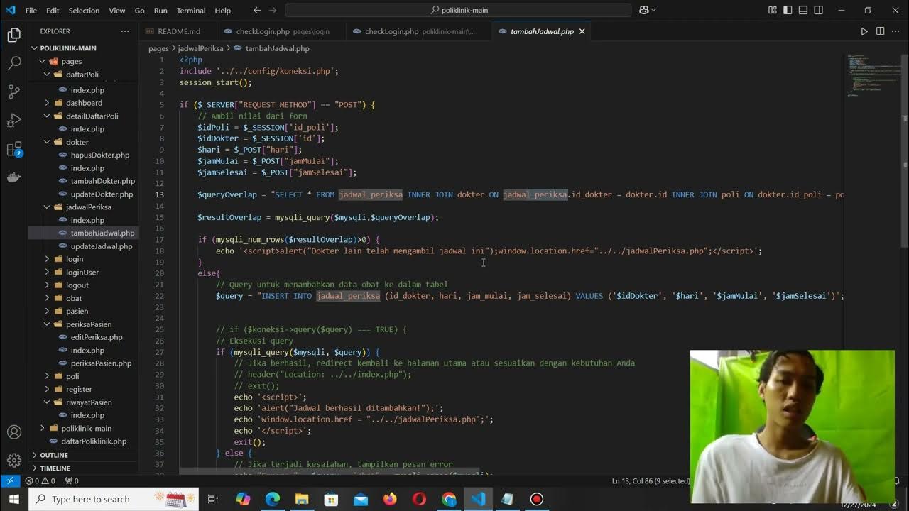 Demo & Penjelasan Capstone Project Poliklinik - YouTube