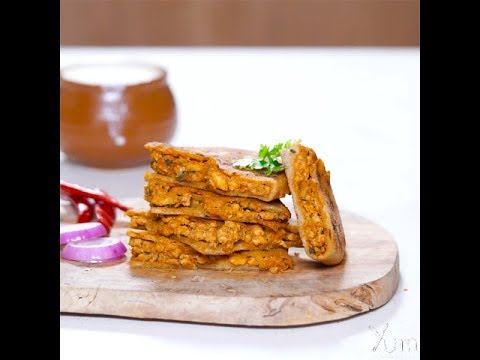 Butter Chicken Prantha | Butter Chicken Paratha Recipe - YouTube