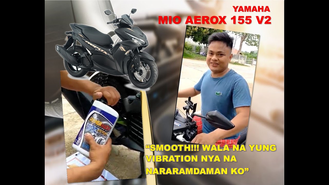 POWERMACH New Generation Oil YAMAHA AEROX 155 V2 Test - YouTube