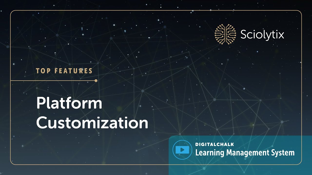 DigitalChalk Features: Platform Customization - YouTube