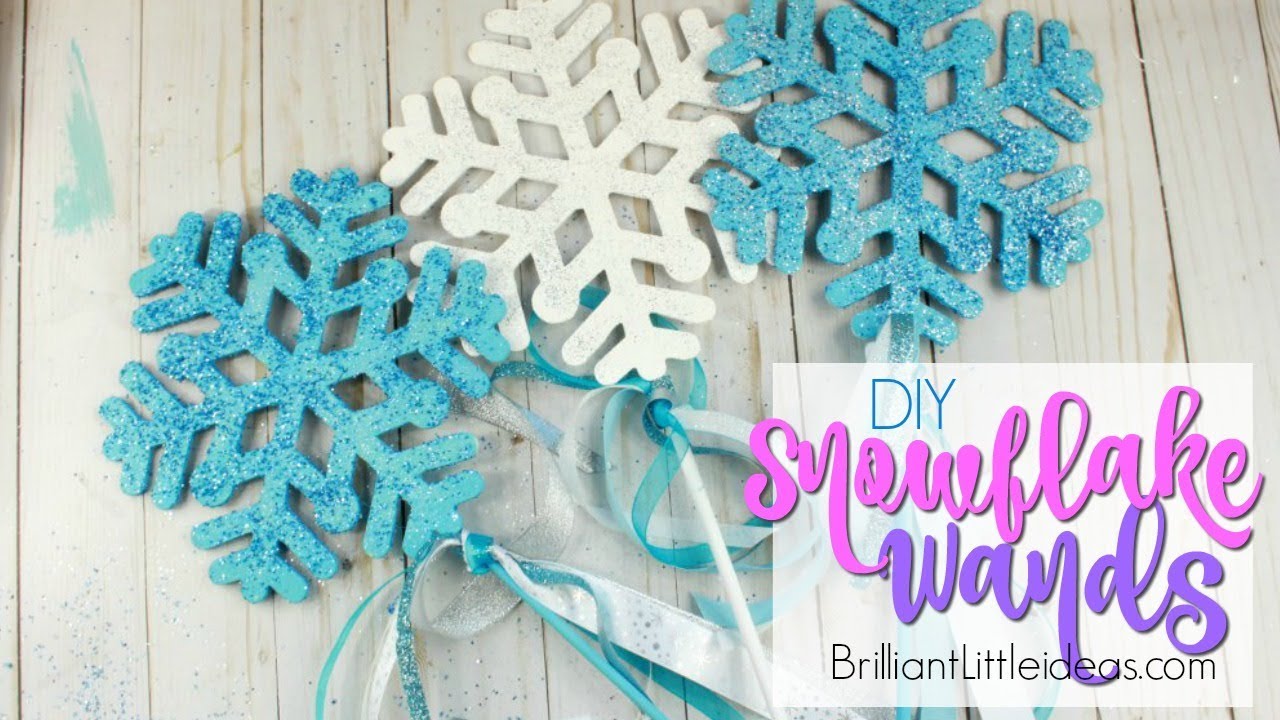 DIY Snowflake Wand - YouTube