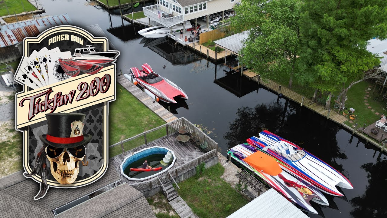 2024 Tickfaw 200 Poker Run - aboard Pure Platinum 388 Skater Powerboat ...