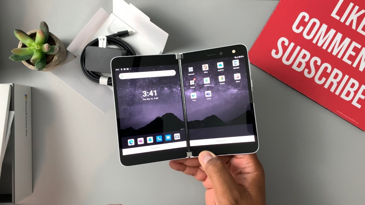 Microsoft Surface Duo | Unboxing, Setup and Quick Look - YouTube