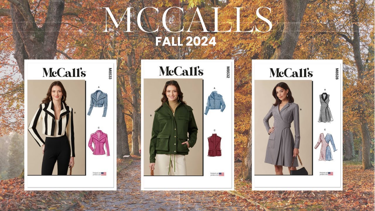 McCalls Fall 2024 Pattern Release - YouTube