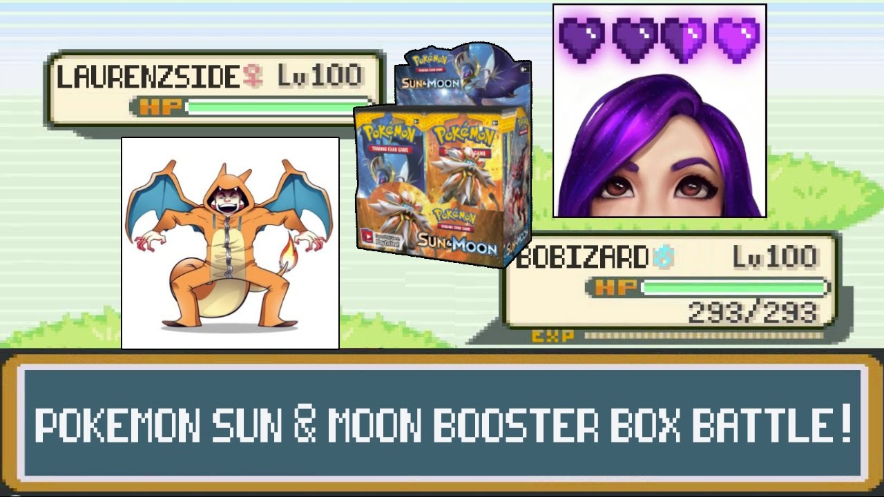 Pokémon Sun and Moon Booster Box Battle with Laurenzside! - YouTube