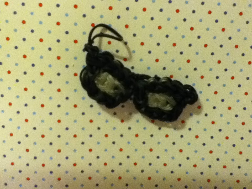 Rainbow Loom Glasses-Tutorial - YouTube