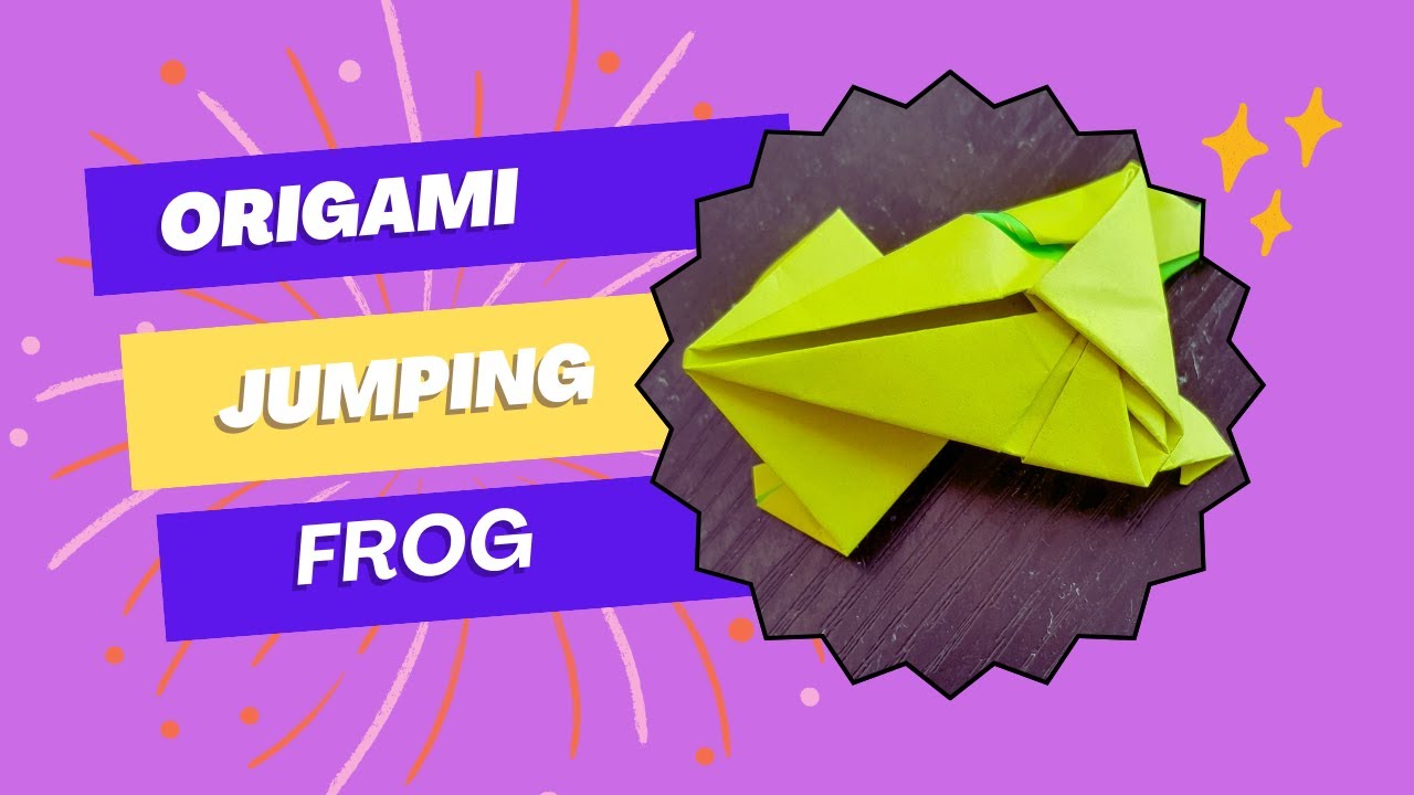 Origami Jumping Frog - YouTube