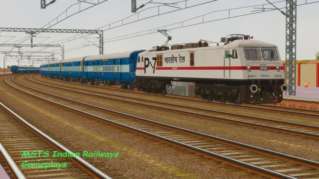 MSTS 19020 Dehradun Express Departs from Ratlam Junction || MSTS & Open ...