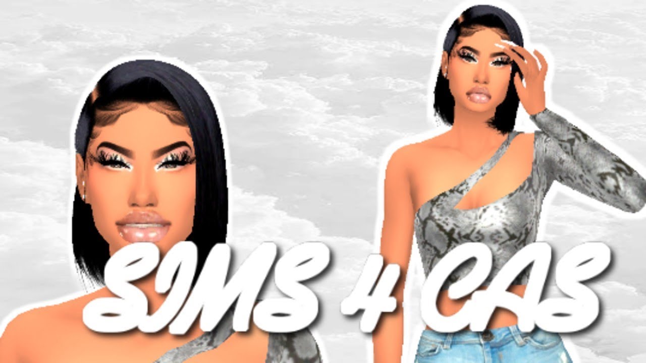 Sims 4 Cas + CC Folder & Sim Download - YouTube