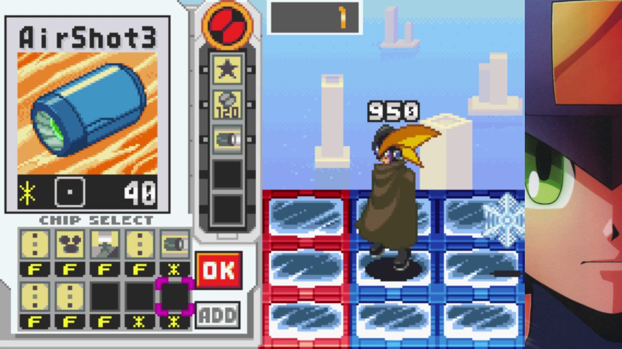 MMBN3 Blue - Bass GS - Attempt 4 - RIP FOLDER BACK - YouTube