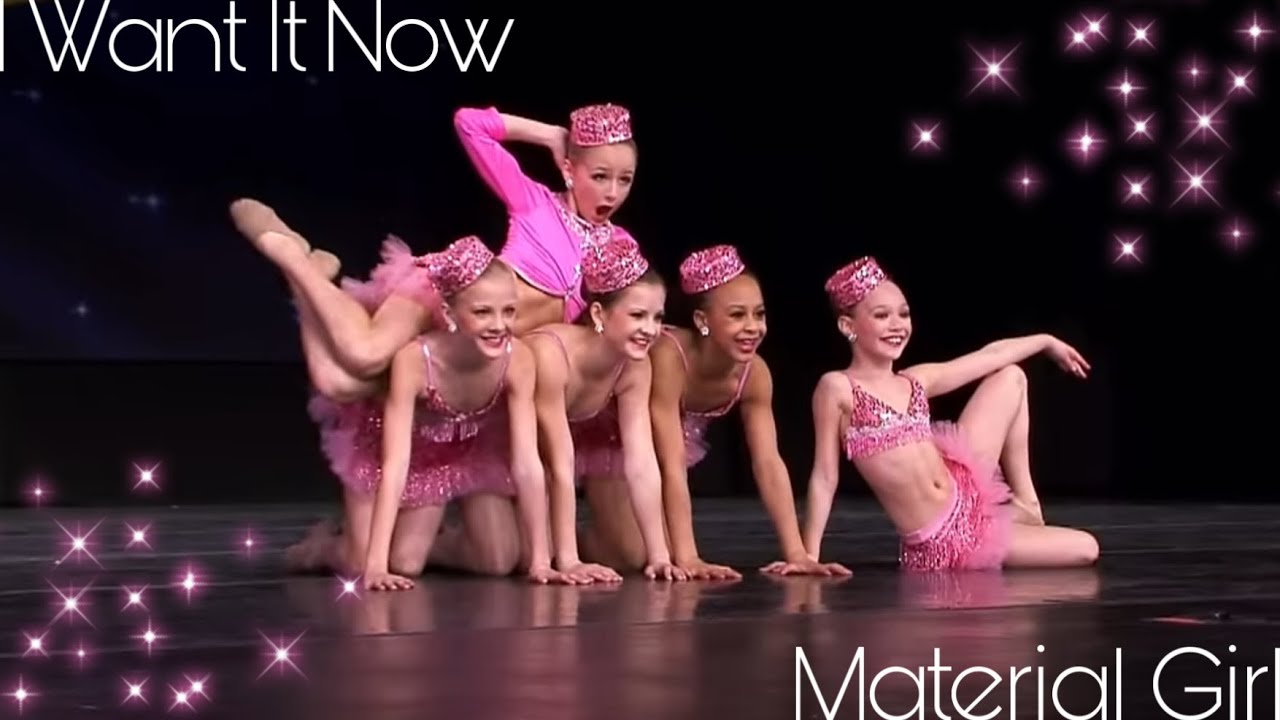 Dance Moms - I Want It Now - Material Girl - Audio Swap - YouTube