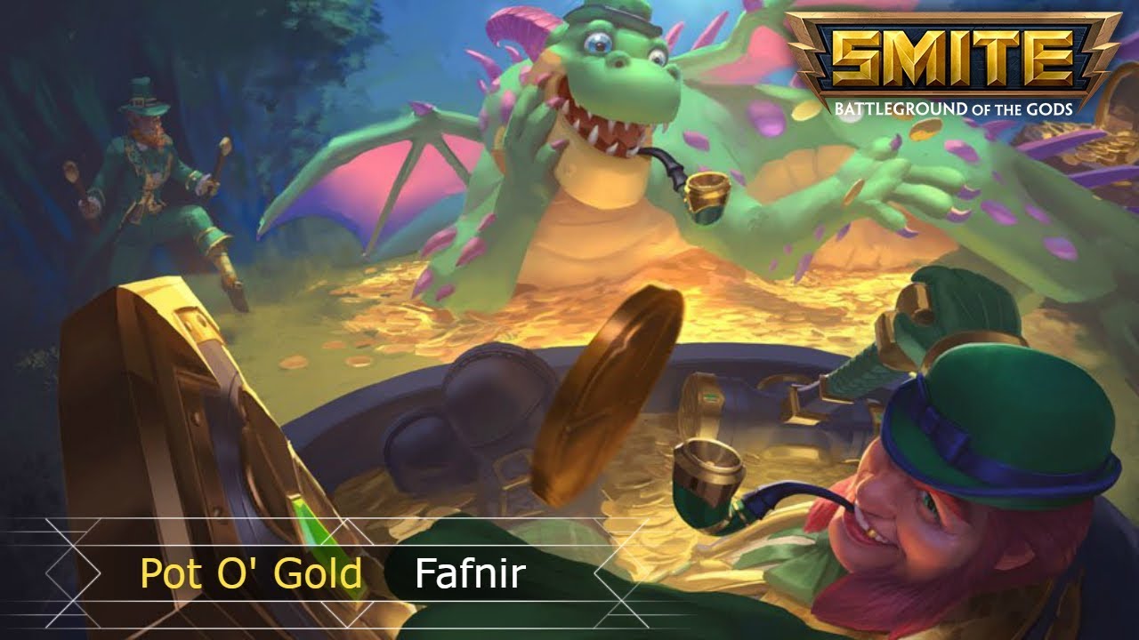 SMITE: New Fafnir Skin - Pot O' Gold Fafnir - Abilities, Voice Pack ...