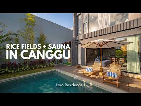 Pool, Sauna & Rice-Field Views in Canggu | Lara Residence 1 Villa Tour
