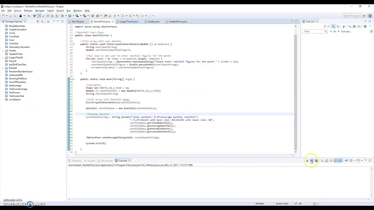 Chapter 7 Programming Projects - YouTube