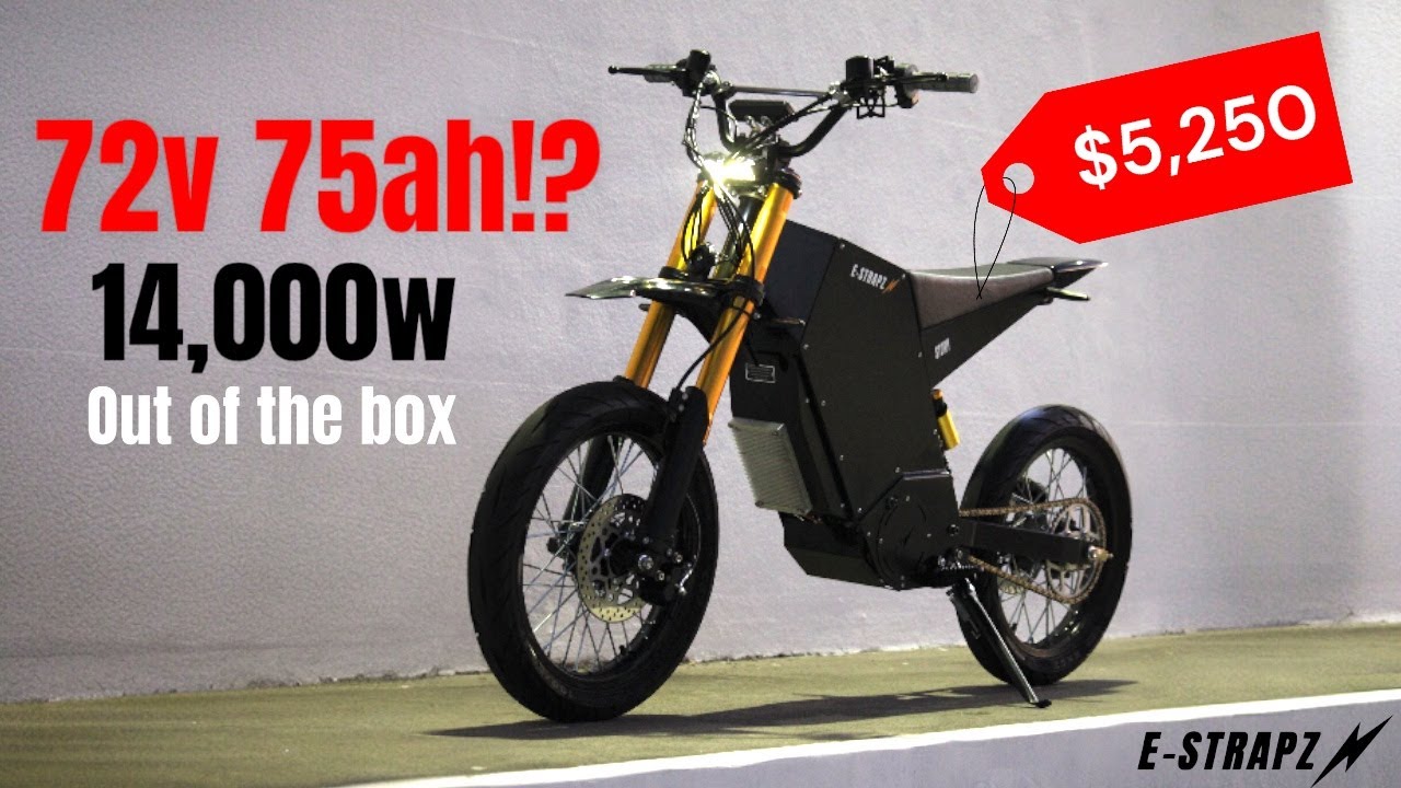 This New E-MOTO is INSANE | Top Speed test + Unboxing | E-STRAPZ SB ...