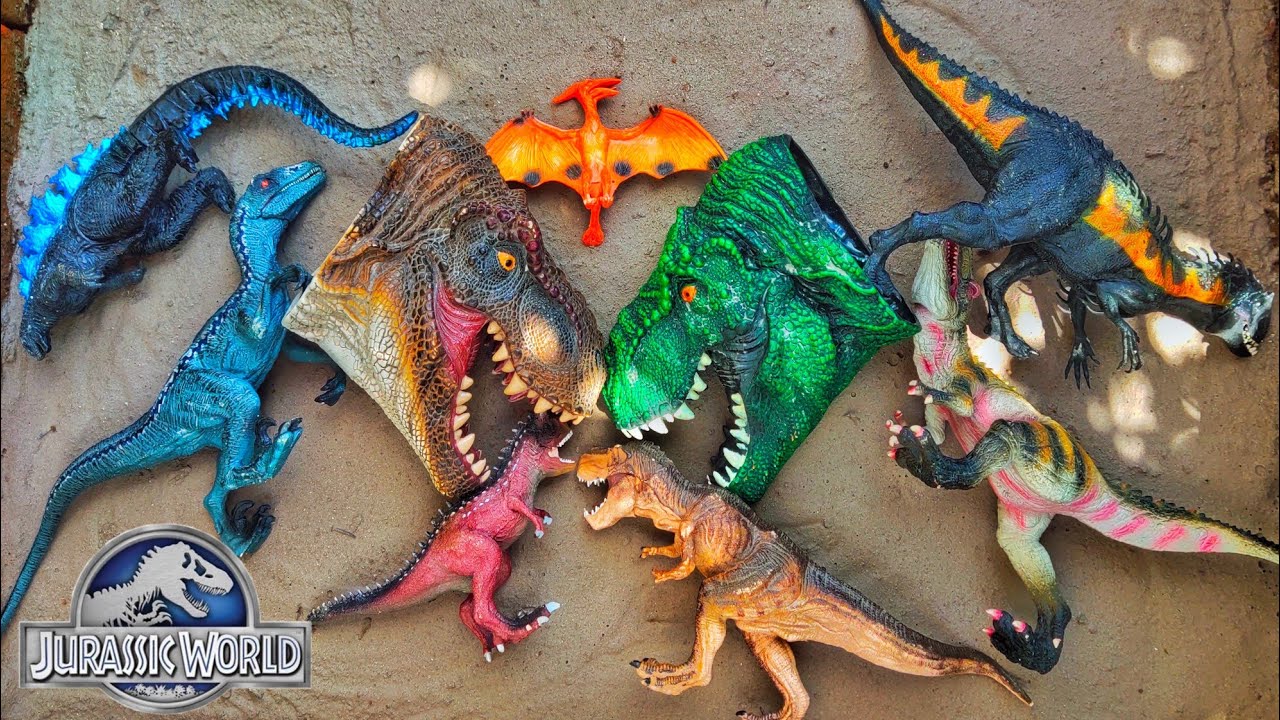 Dinosaurs jurassic world dominion: Brontosaurus,giganotosaurus,t-rex ...