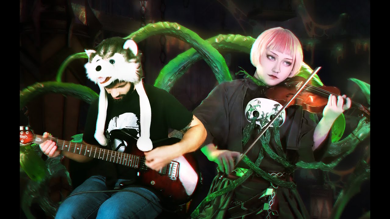 【FF14】 Scream violin&vocal cover ft.@Huskybythegeek (Hegemone cosplay ...