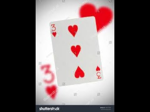3 of heart meaning (English) / 3 of hearts cardology/ three of hearts ...