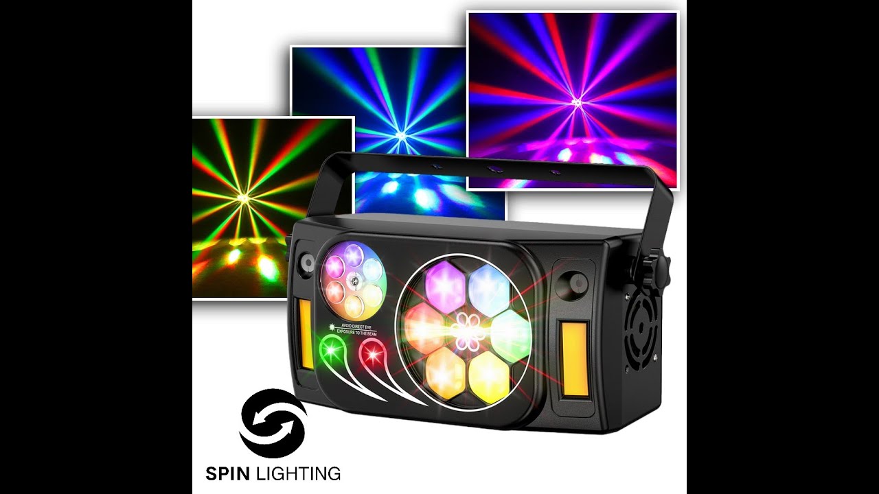SPIN Lighting : 80W Effect Light - YouTube
