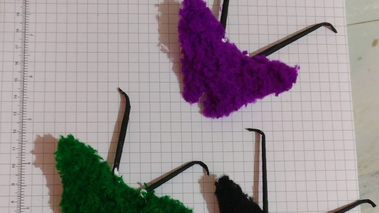 how to make wool butterfly 🥰 - YouTube