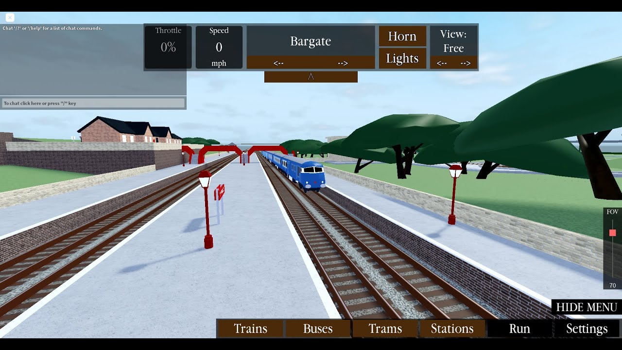 High Speed Diesel Locomotive Taking The Express In The Roblox Game ...