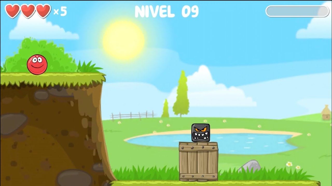 Como pasar nivel 9 Red ball 4 - YouTube