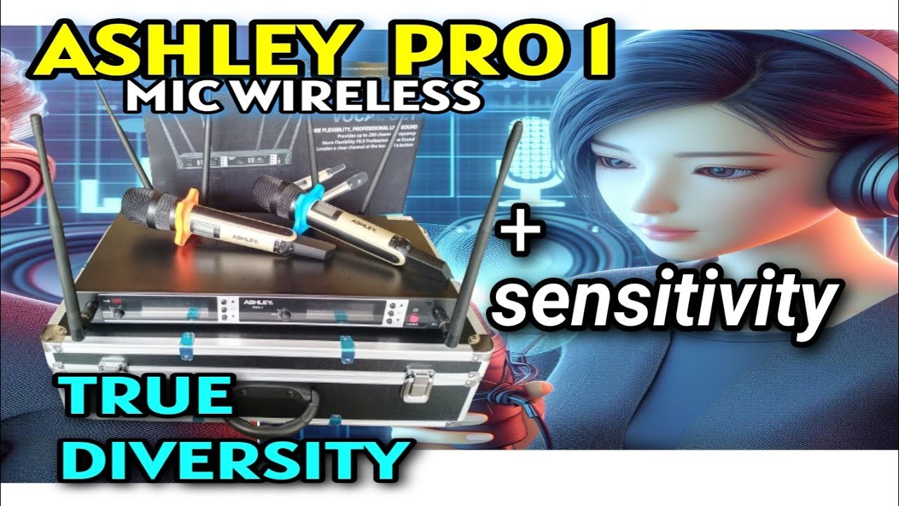 ASHLEY PRO 1 Mic Wireless True Diversity - YouTube