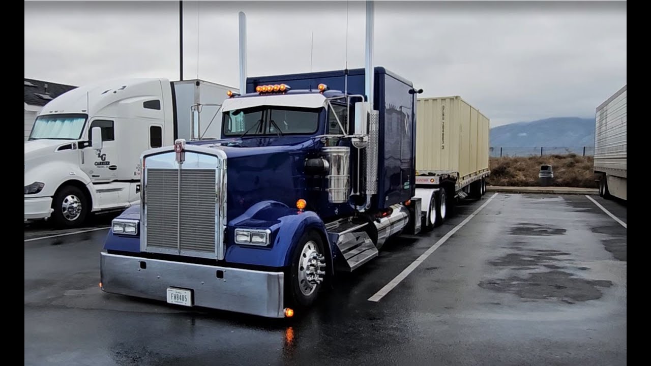 2023 KENWORTH CUSTOM BLUE ONE OF A KIND COLOR WAY - YouTube