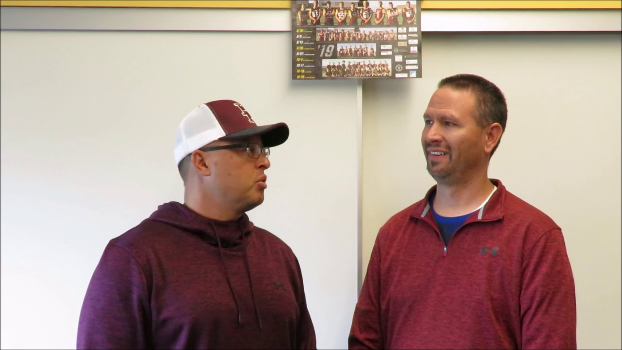 Laramie Coach Clint Reed Previews Cheyenne South Game 2019 - YouTube