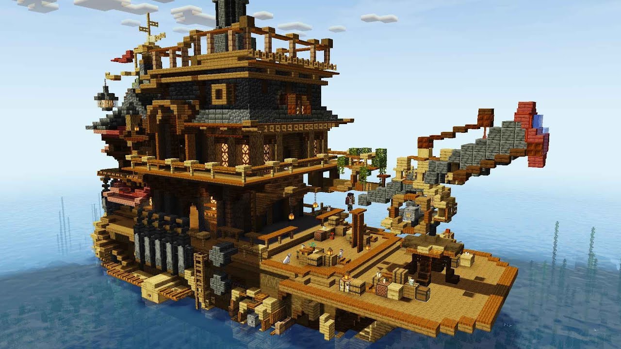 My build submission for the build off at an mc server - YouTube