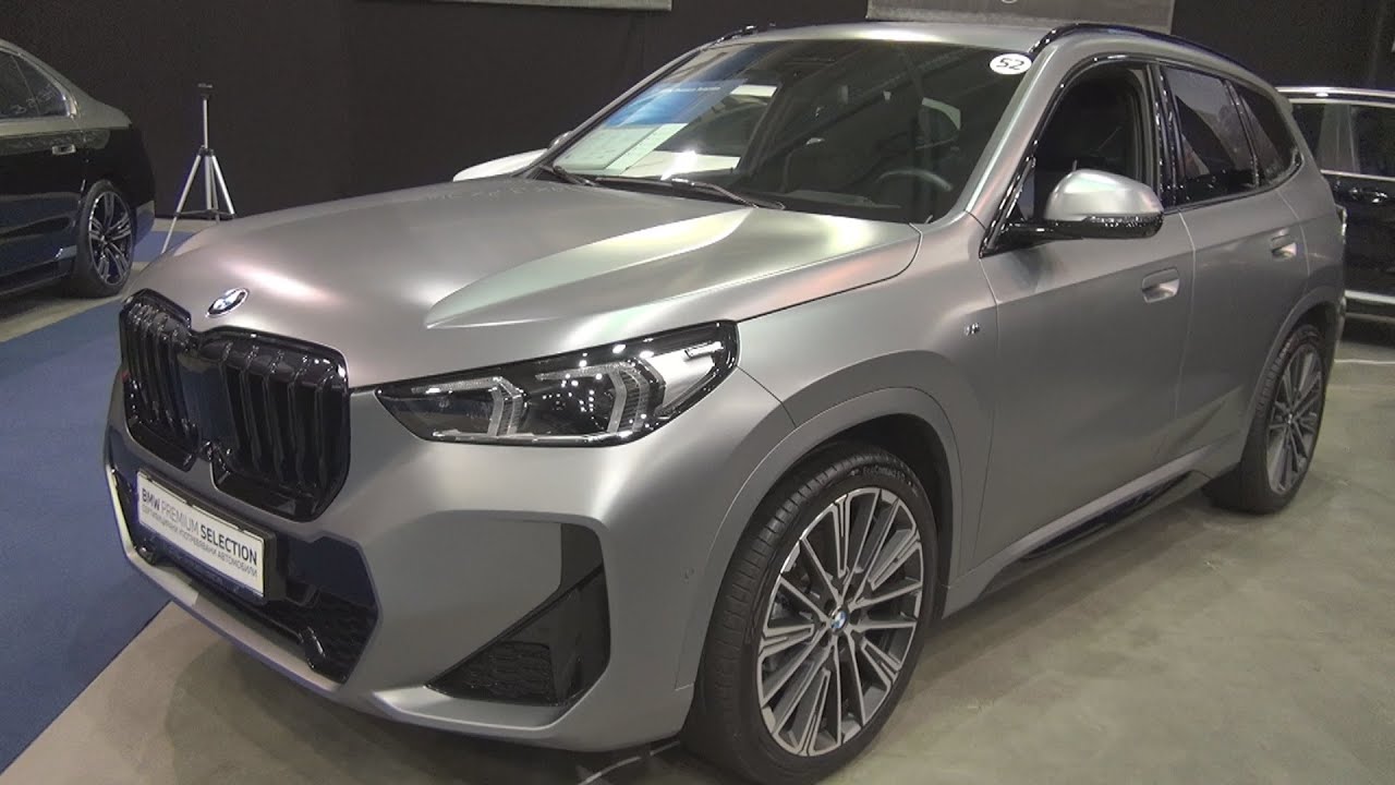 BMW X1 xDrive23i Frozen Pure Grey Metallic (2022) Exterior and Interior ...