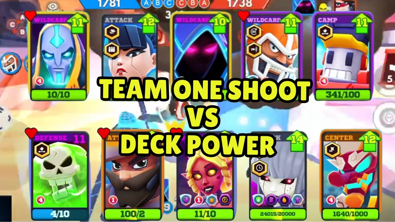 Team Power Vs Team One Shot in Frag Pro Shooter - YouTube