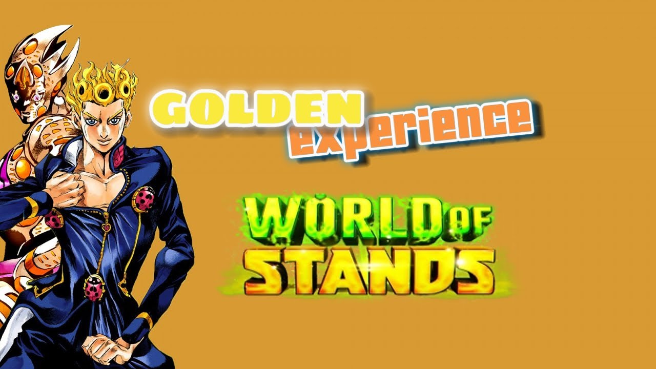 สแตนใหม่golden experience ใน แมพ Roblox world of stands (รายการรีวิวฮะ ...