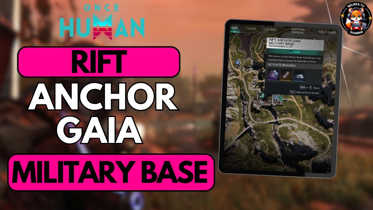 ONCE HUMAN Anchor rift Gaia military base - YouTube