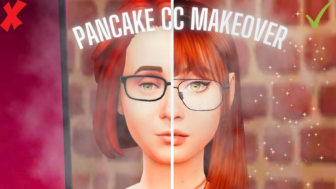 The Pancake family CC Makeover || Sims 4 Create-A-Sim - YouTube