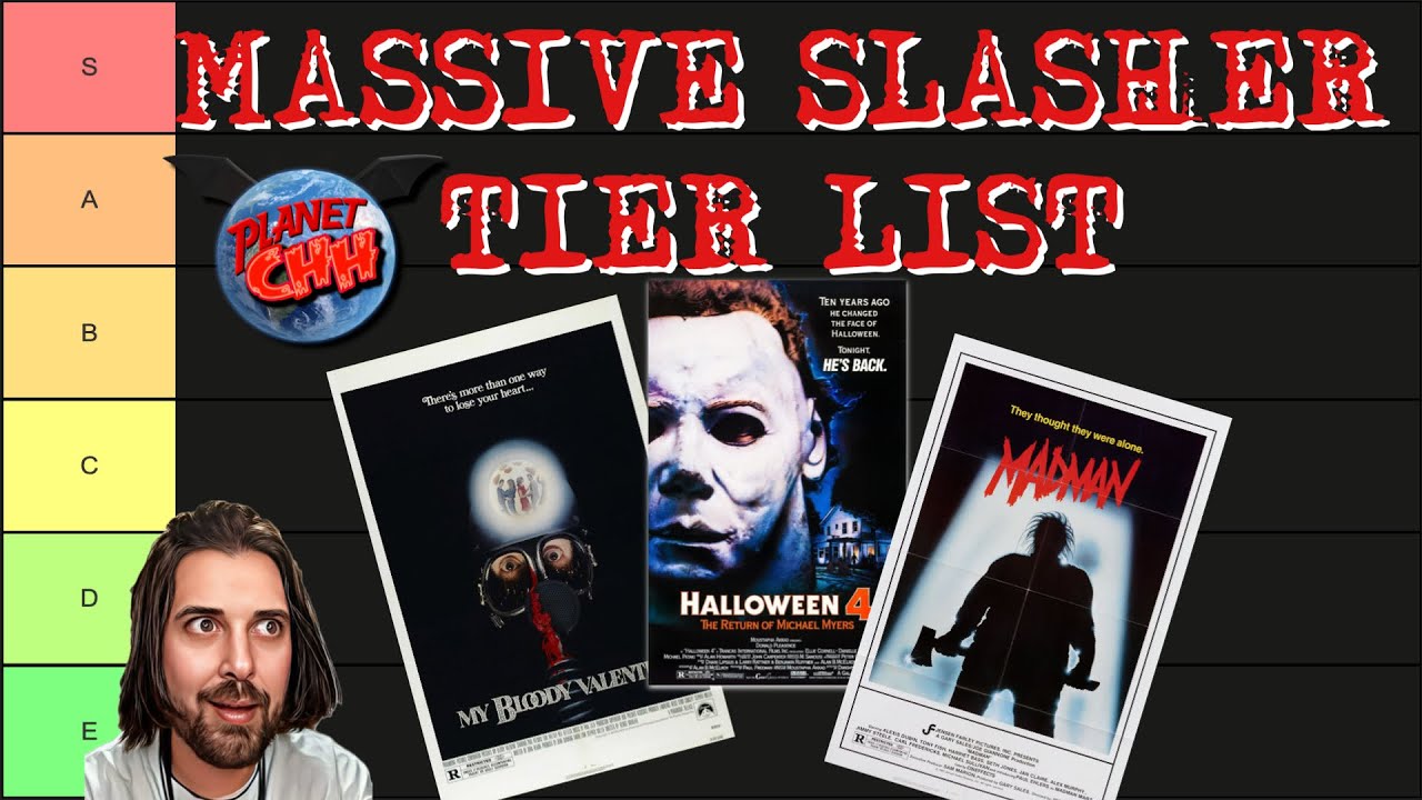 HUGE 80's Slasher Tier List! | Planet CHH - YouTube