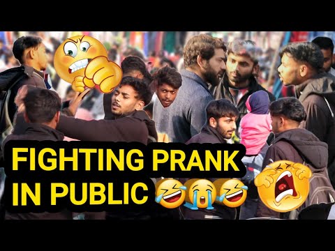 FIGHTING PRANK IN PUBLIC 🤣😜 || MR PRANK || FIGHT PRANK || PUBLIC PRANK ...
