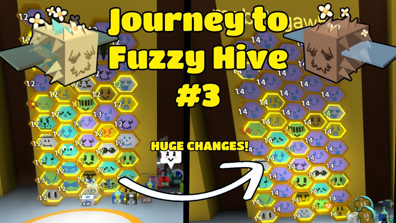 Fuzzy Hive #3 - 49 Bees and More Hive Changes! | Bee Swarm Simulator ...