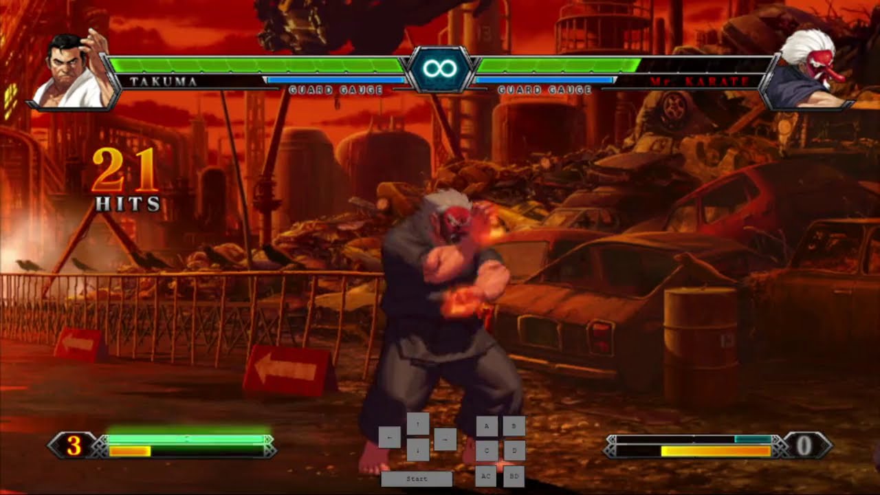 Combo Takuma kof XIII, Takuma mais grosso da historia do kof - YouTube