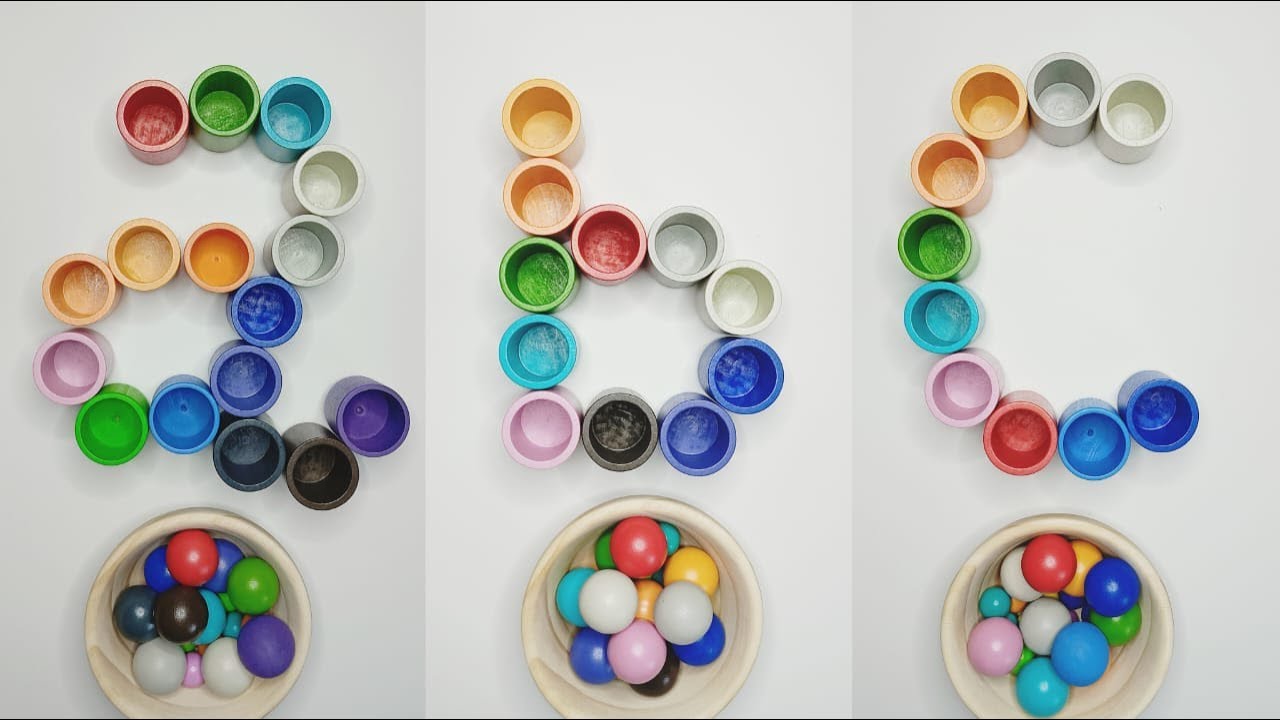 Satisfying Color Sorting - YouTube