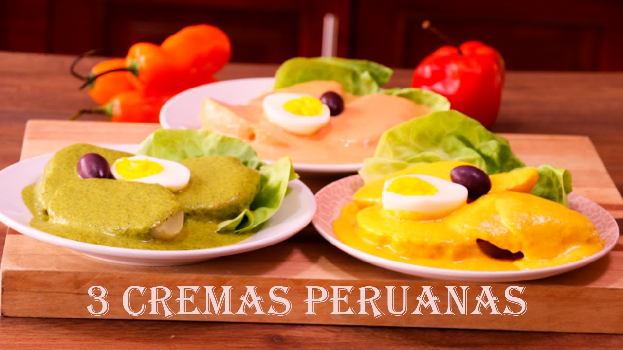 Como preparar 3 cremas peruanas clásicas receta fácil y rápida| A ...