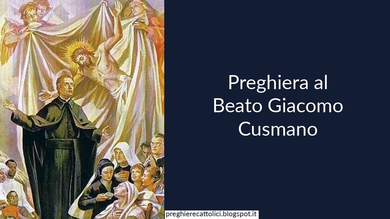 Preghiera al Beato Giacomo Cusmano - YouTube