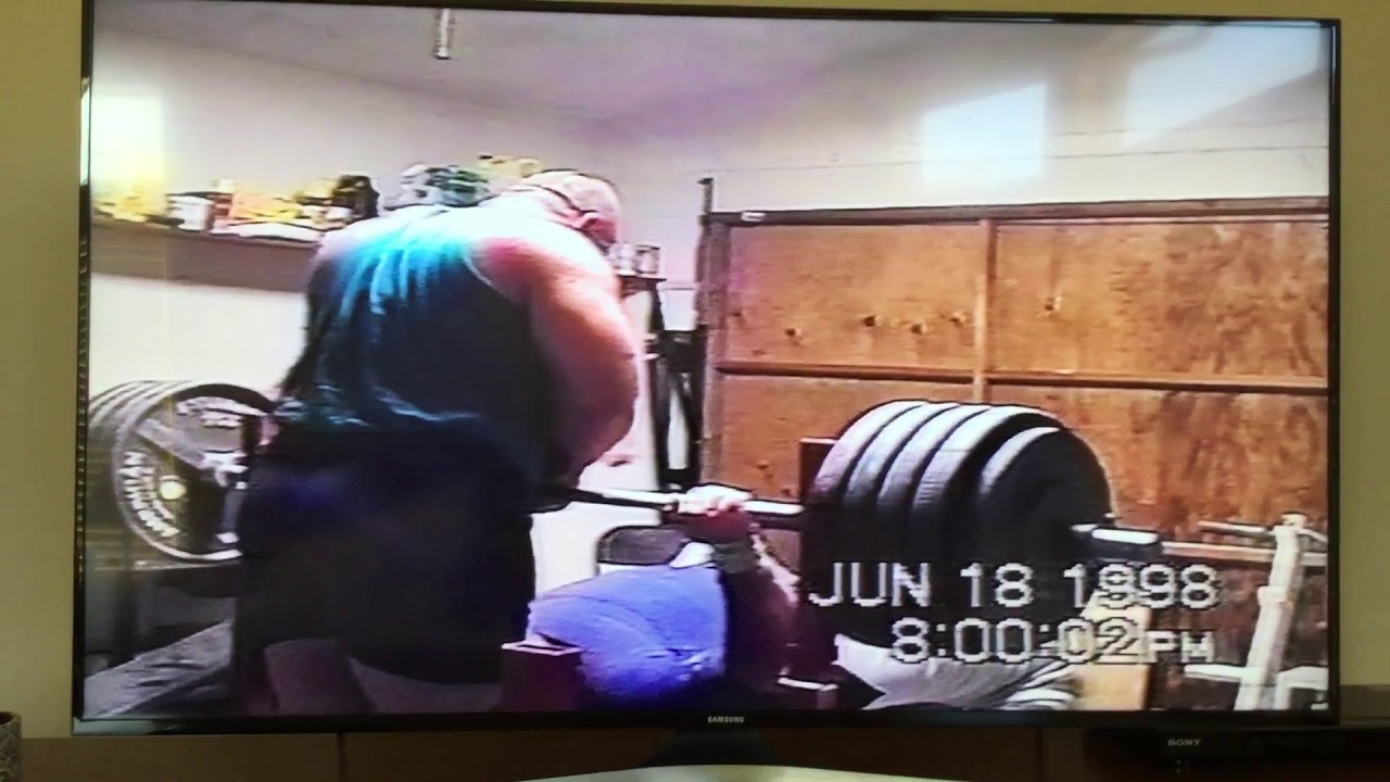 485 lb bench press by Paul Leonard in preparation for the 1998 APF Seniors. - YouTube
