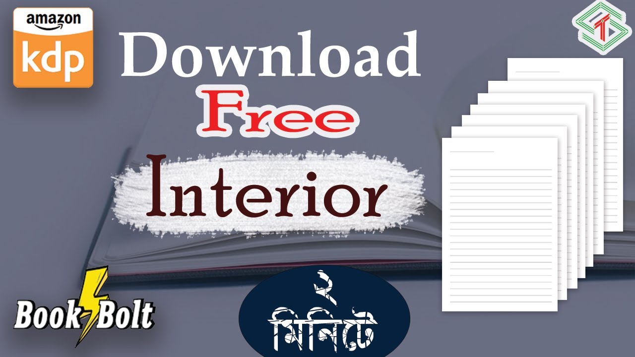 How to download free interior for kdp paperback from bookbolt | Amazon ...