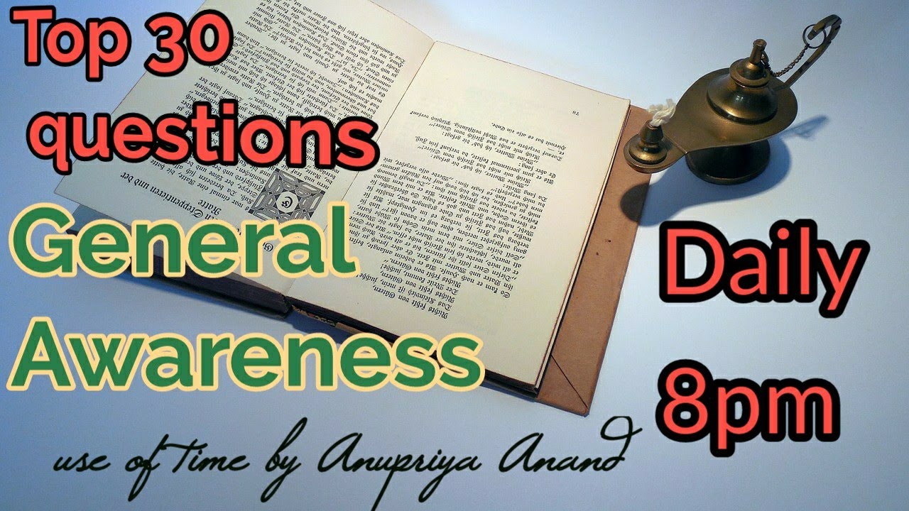 General Awareness For Competitive Exams General Awareness Anupriya general-awareness-for-competitive-exams-general-awareness-anupriya