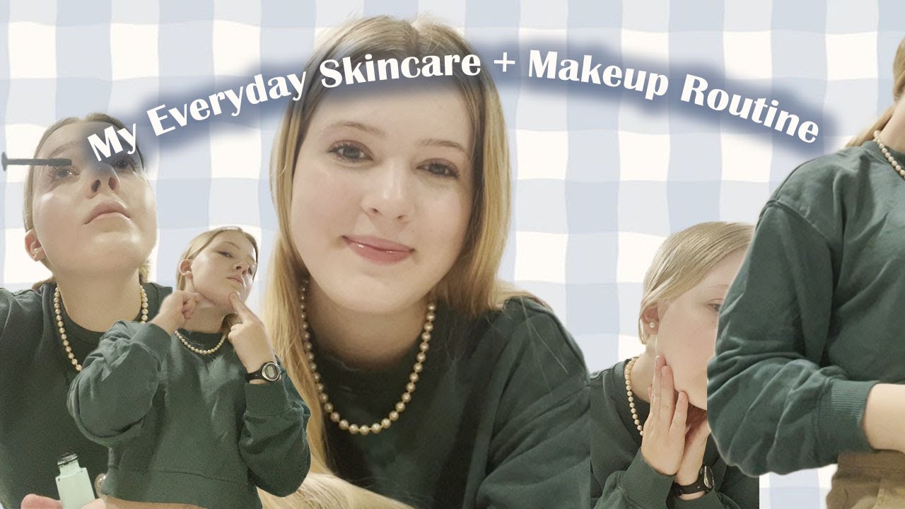 GRWM - My Everyday Skincare and Makeup Routine - YouTube