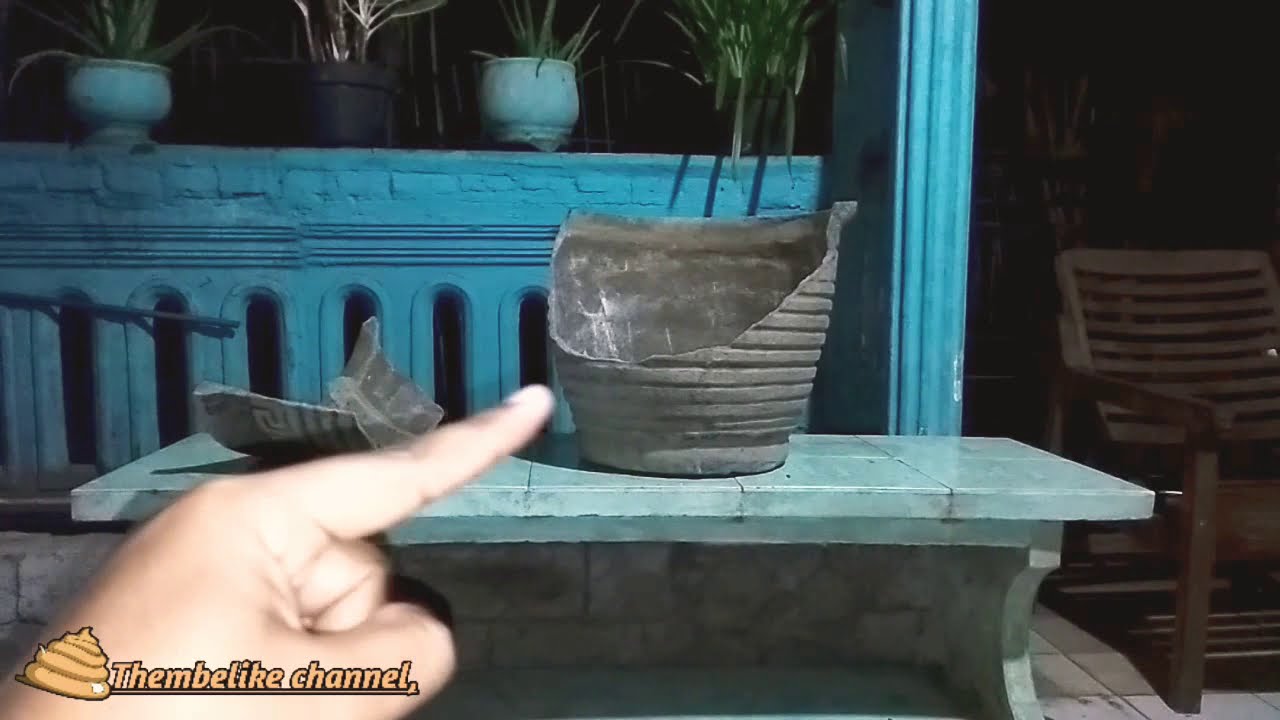 Restorasi,. Pot pecah menjadi utuh kembali - YouTube