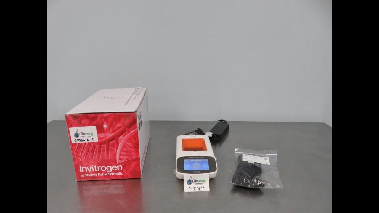 Invitrogen E-Gel Power Snap Electrophoresis ID 20936 - YouTube