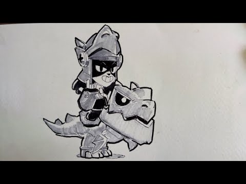 Brawl Stars Draco Drawing | Brawl Stars Draco Çizimi Anlatımlı - YouTube
